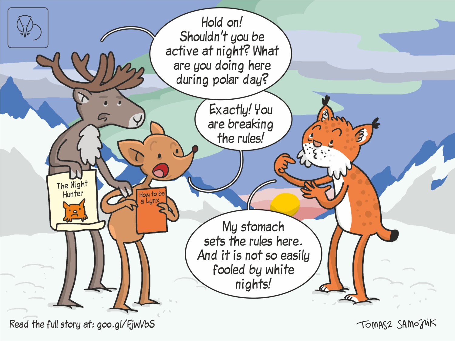 Our another science cartoon shows the results of lynx research - Mammal ...