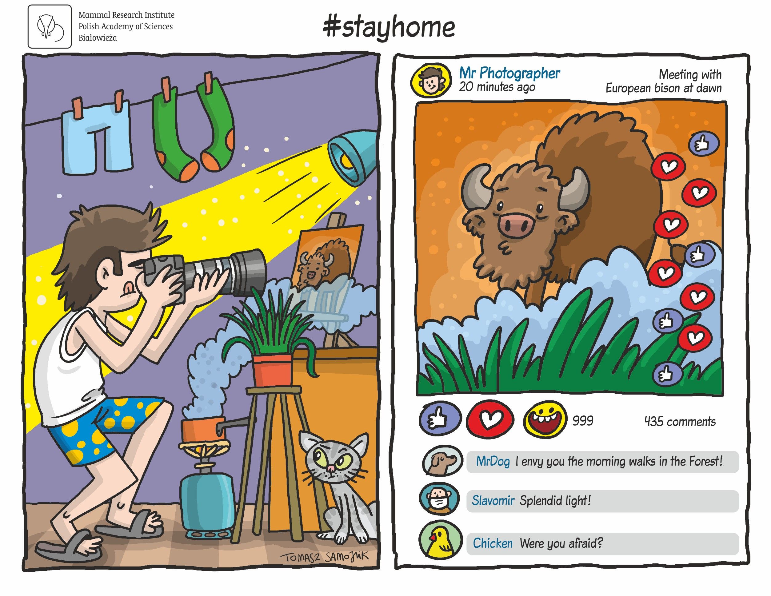 Science comics | Mammal Research Institute